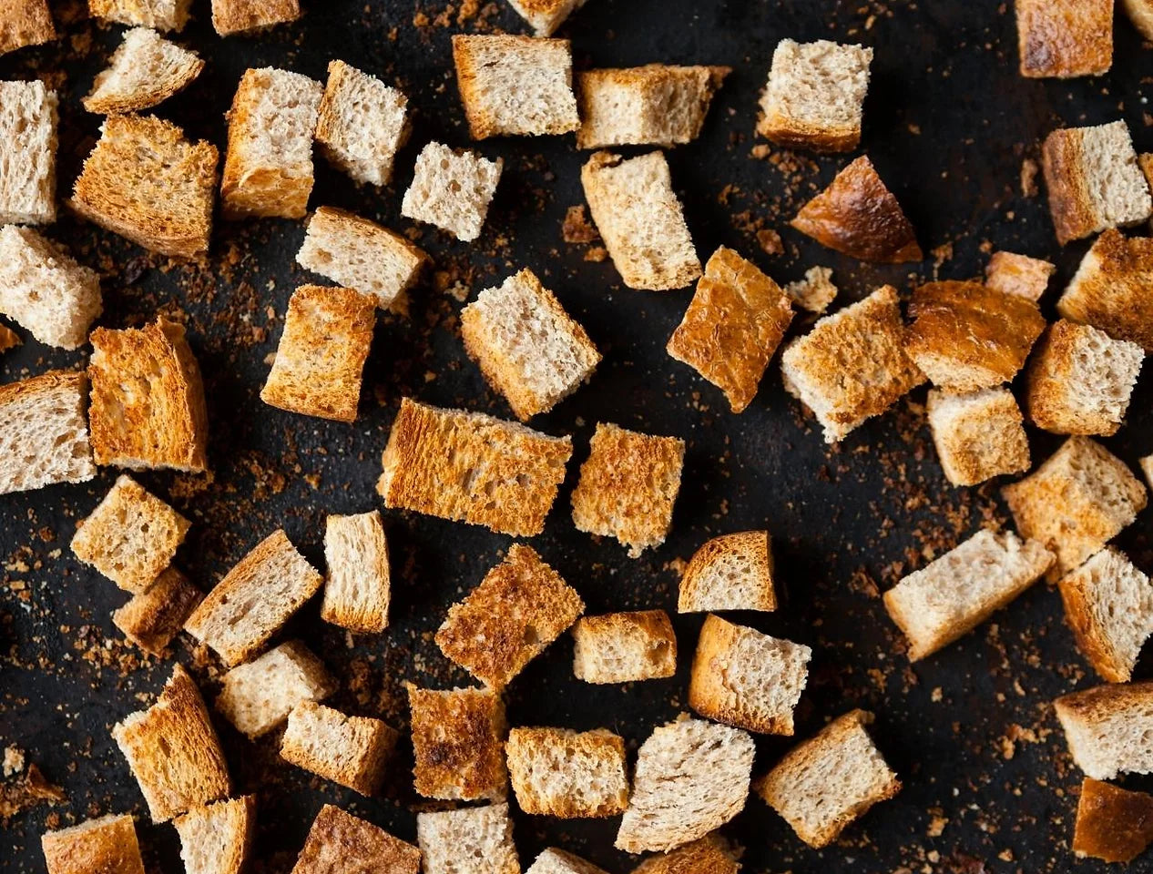 Parmesan Garlic Croutons Recipe | Hongar Farms Oils